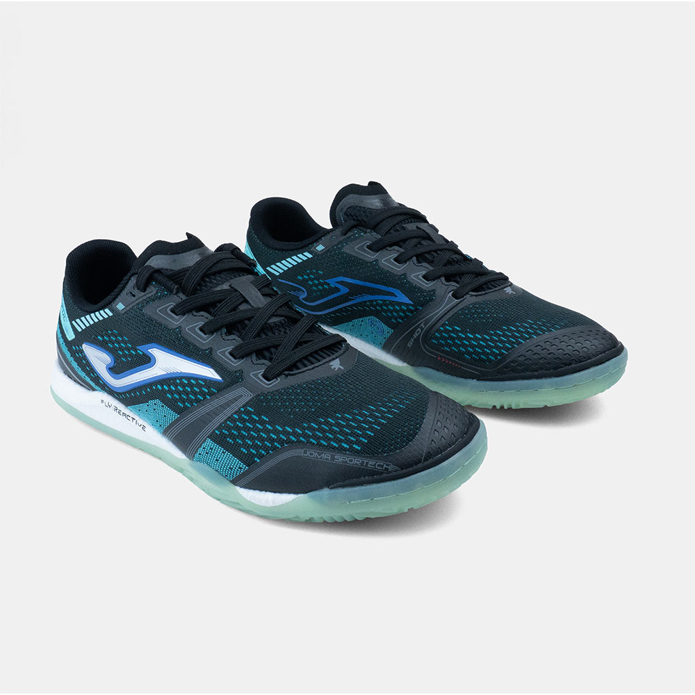 Zapatillas Futbol Sala Skilful 2501 IN Negro Celeste